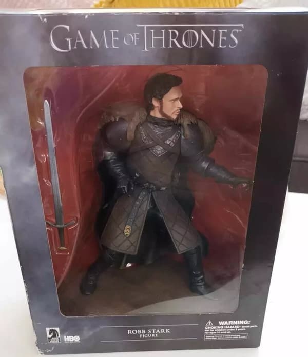 Game Of Thrones Dark Horse Deluxe Robb Stark Collectable Figure ...