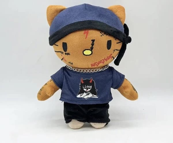 Hello Kitty Ski Mask The Slump God Doll Plush Rap Hip Hop | CDON