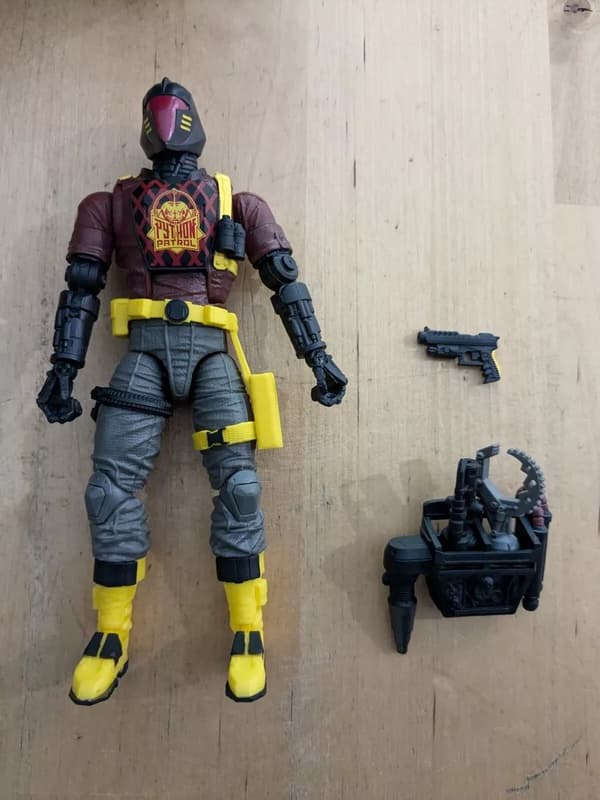G.I. Joe Classified Series Python Patrol B.A.T. Complete But Has Silver ...