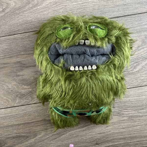 Fuggler Funny Ugly Monster Green plush for kids and adults, Halloween ...