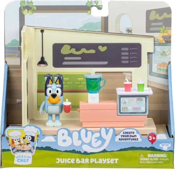 Bluey Lets Play Chef at Juice Bar Playset | CDON