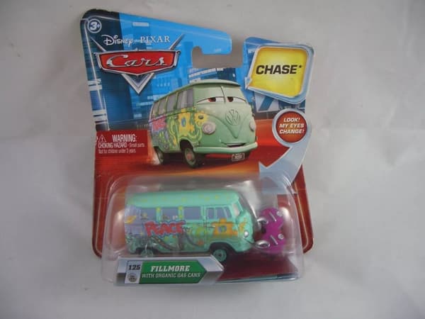 Disney Pixar Cars Fillmore with Organic Gas Cans CHASE Diecast Vehicle ...