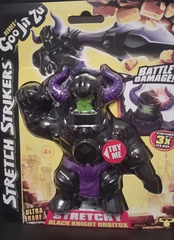 Heroes of Goo Jit Zu Stretch Strikers Black Knight Orbitox | CDON