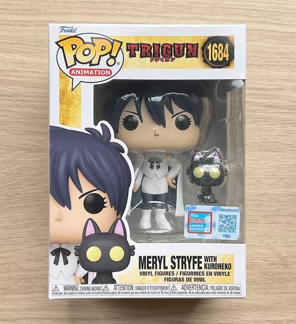 Funko Pop Trigun Meryl Stryfe With Kuroneko NYCC #1684 + Free Protector ...