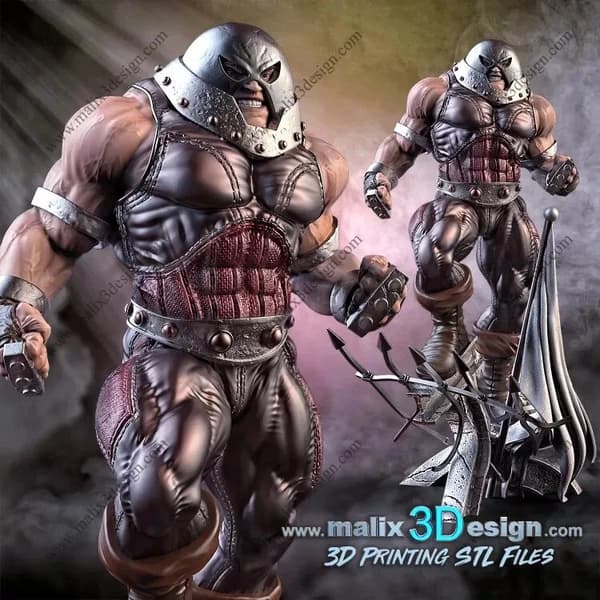 Juggernaut - X-Men - 3D Printed Kit by Sanix 3D - Resin Grey, Fan Art ...