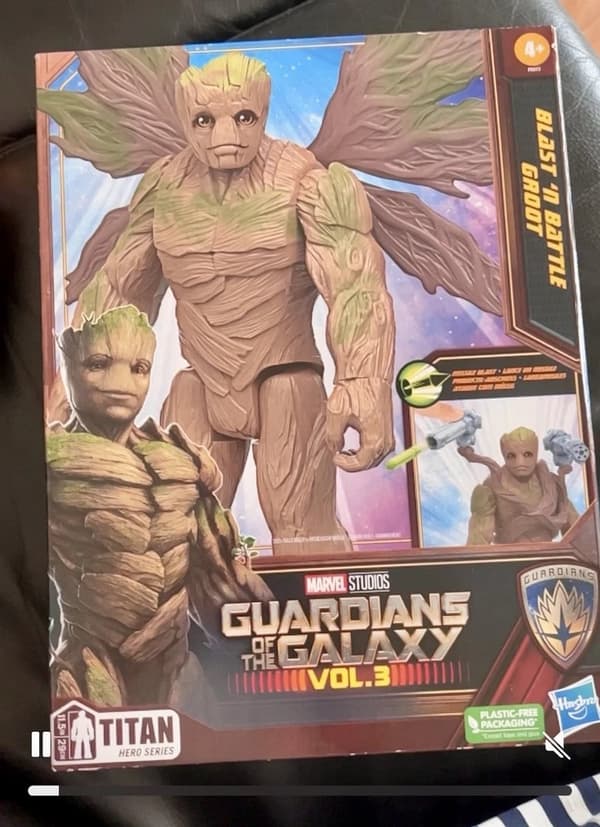Guardians Of The Galaxy Vol 3 Blast 'N Battle Groot Marvel 11.5" Toy ...