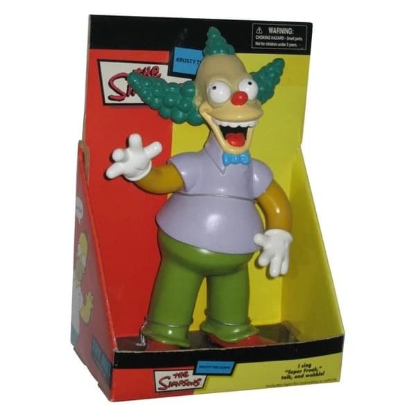 The Simpsons Krusty the Clown Rare 8 Inch Figure | CDON