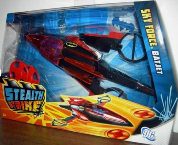 Mattel DC Universe Batman Stealth Strike Sky Force BATJET Rare Boxed ...