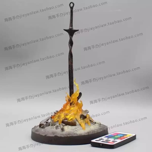 Anime DARK SOULS Figure Bonfire a Glowing Bonfire Figures Comes with Re ...