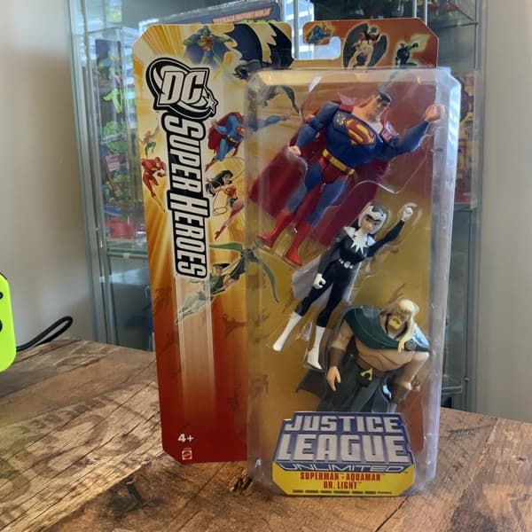 Mattel DC Super Heroes Justice League Unlimited Action Figure Set ...