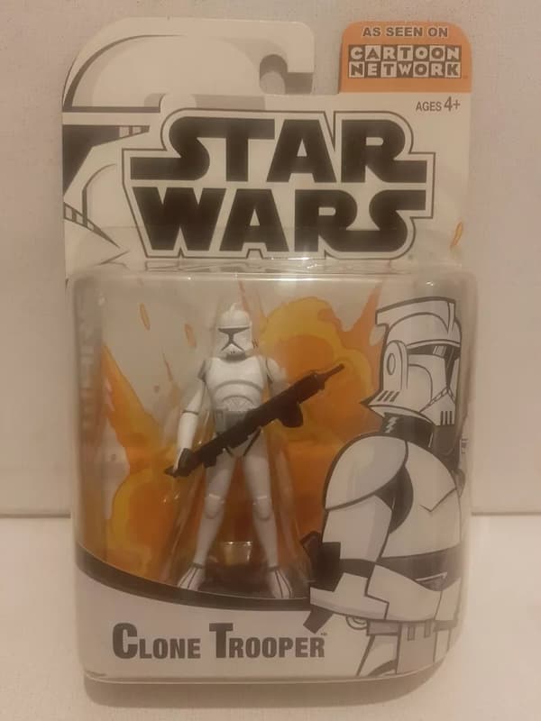 Clone Trooper Star Wars Figure Clone Wars Animated MOC Hasbro Cartoon ...