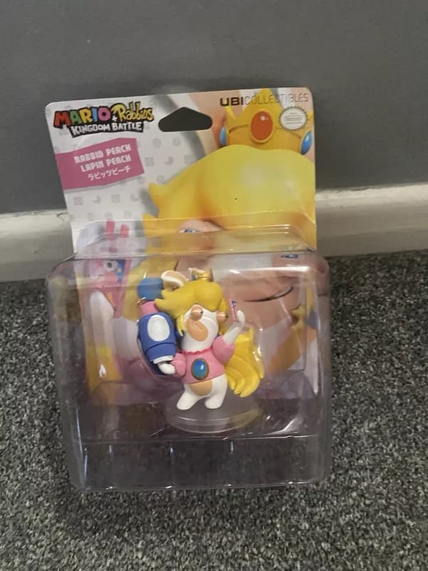 Nintendo Mario Rabbids figure Princess peach | CDON
