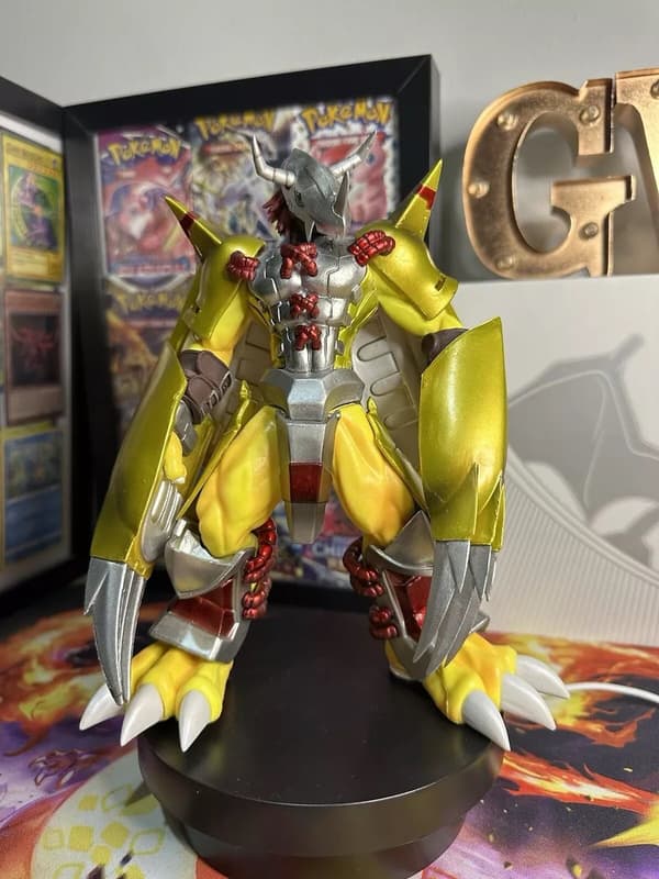 Digimon Adventure Statue WarGreymon Action Figure Statue Model Toy 20 ...