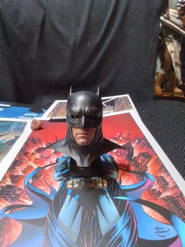 DC 1:6 HotToys MMS372 Knightmare Batman Head Ben Affleck Custom Kitbash 1/6?'™ | CDON