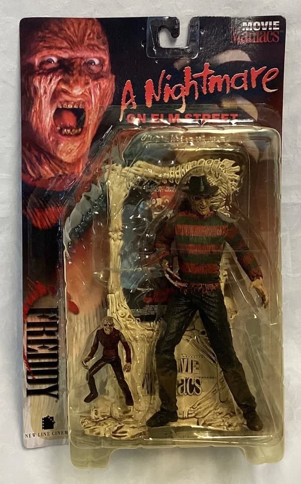 McFARLANE Movie Maniacs Nightmare on Elm Street Freddy Krueger Figure ...