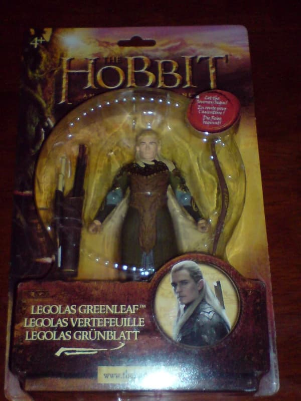 THE HOBBIT - AN UNEXPECTED JOUNEY - 6 INCH LEGOLAS GREENLEAF DELUX FIG ...