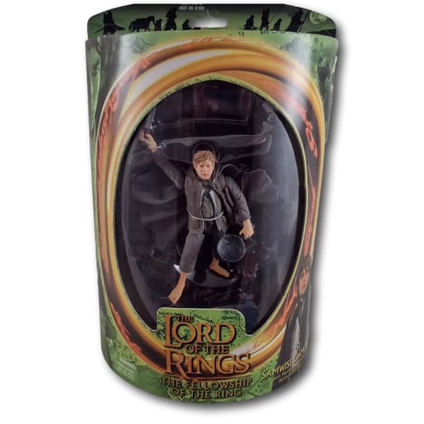 Lord of the Rings Fellowship of the Ring Samwise Gamgee Action Figure ...