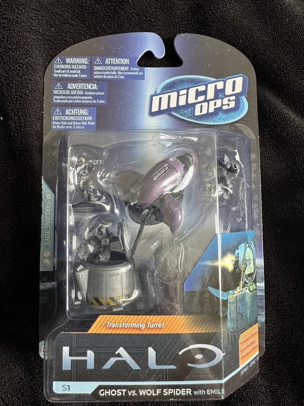 MCFARLANE TOYS HALO MICRO OPS SERIES 1 GHOST vs WOLF SPIDER COLLECTIBLE ...