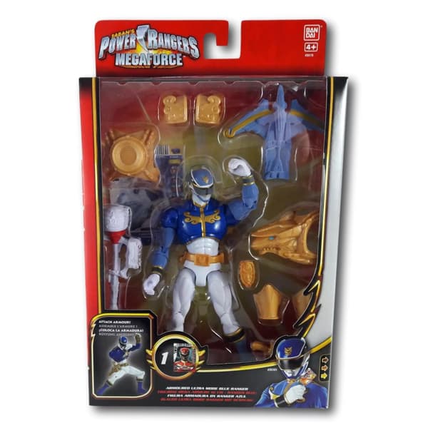 Power Rangers Megaforce Armoured Ultra Mode Blue Ranger 6" Action ...