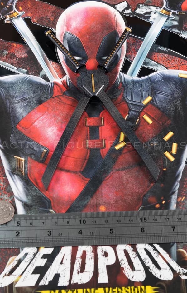 Hot Toys Deadpool Katana Scabbard Set Battling MMS782 1/6 Parts Custom ...