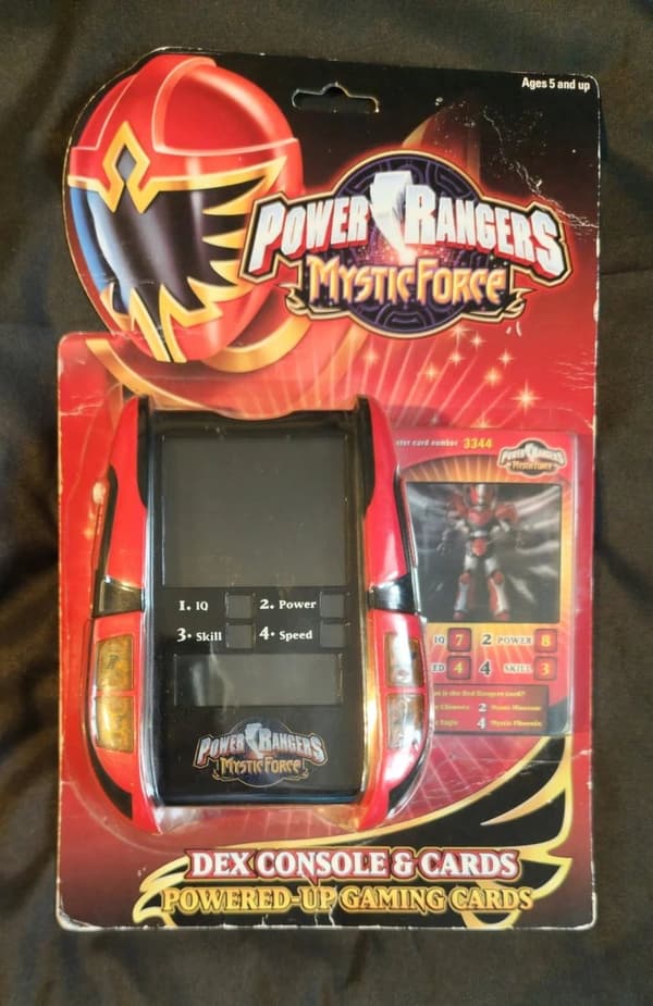 Rarely Seen Power Rangers Mystic Force Dex Console & Powered-Up Cards ...