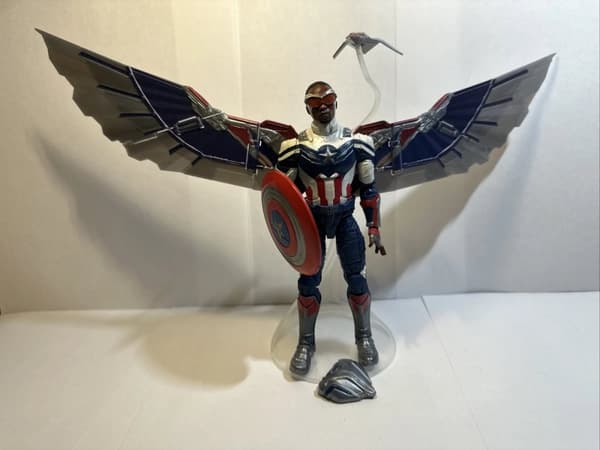 Marvel Legends Complete Flight Gear BAF 6" Captain America Falcon Sam ...