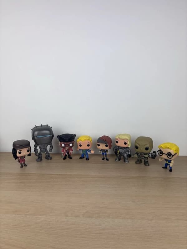 Fallout Funko Pop Bundle Job Lot 8 Vinyl Figures Vault Boy Hancock ...