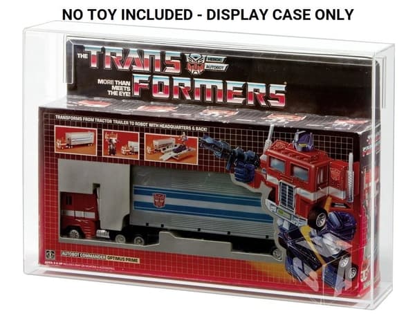 GW Acrylic G1 Transformers Optimus Prime MIB Acrylic Display Case | CDON