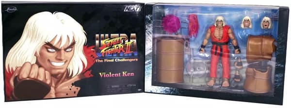 Violent Ken Figure Ultra Street Fighter II SDCC 2024 Exclusive 15cm ...