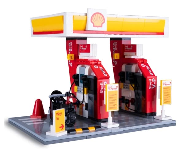 Jamara CaDA Shell Gas station, Byggesett, 8 år, 305 stykker, 590 g | CDON
