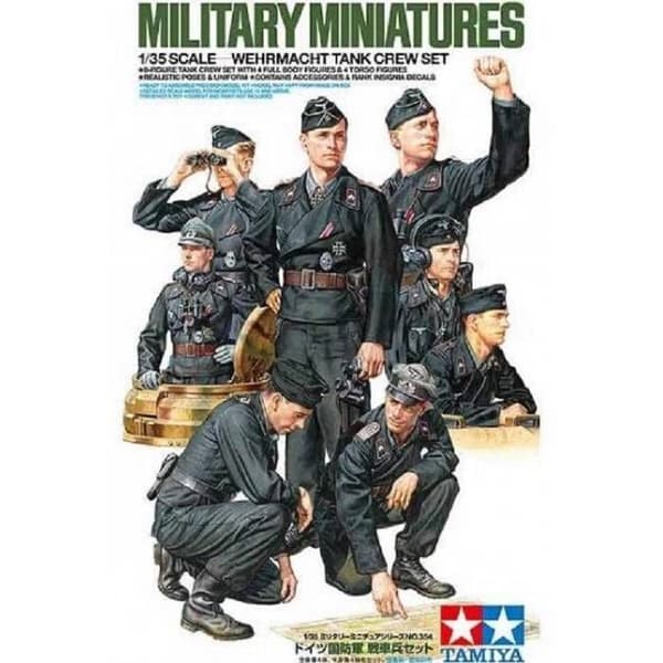 Miniatyrfigur Wehrmacht Tank Crew Set - TAMIYA | CDON