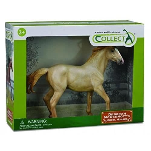 Figur föreställande hingst ljus Palomino Balkongväxt - COLLECTA ...