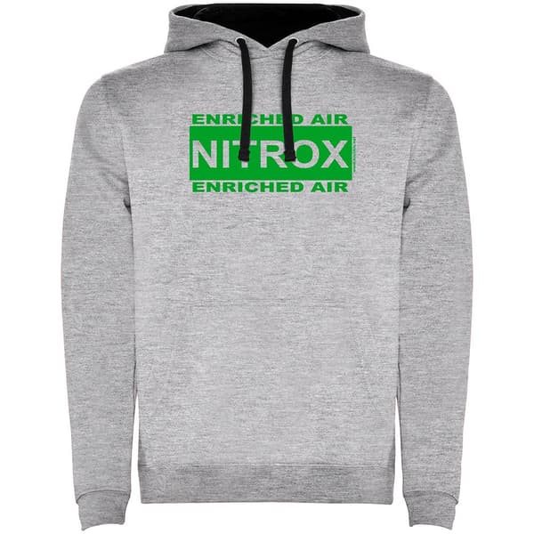 Kruskis Nitrox Two-colour Tröja Med Huva Grå M Man | CDON