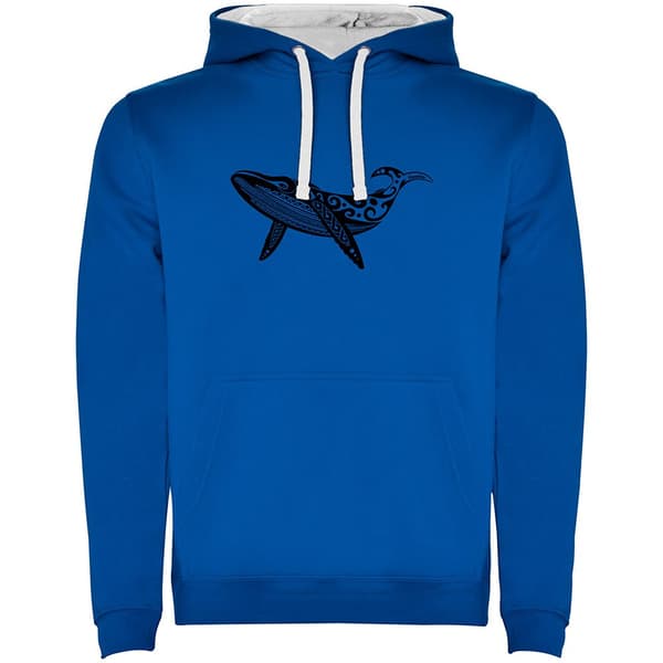 Kruskis Whale Tribal Two-colour Tröja Med Huva Blå S Man | CDON