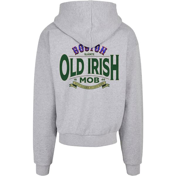 Mister Tee Old Irish Mob Ultraheavy Oversize Tröja Med Huva Grå XS Man ...