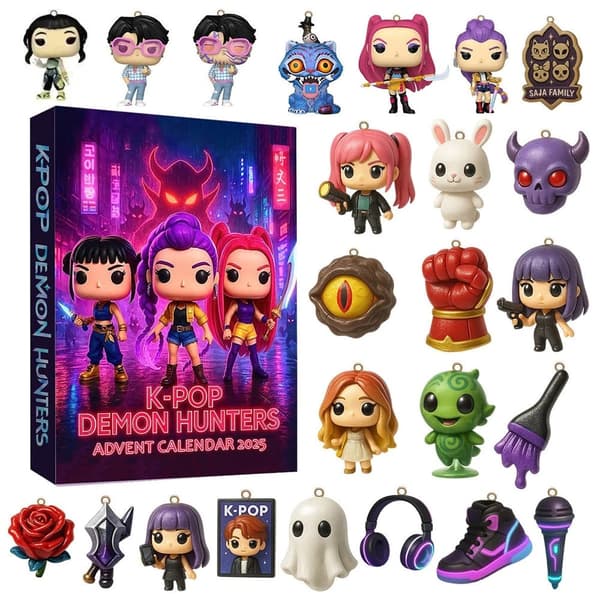 Bomclap Kpop Demon Hunters adventskalender 2025 – 24 dages 2D ...