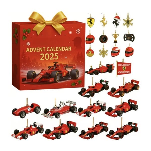 2025 Formel Racing Adventskalender Jul Blind Box Anpassade F1 Bilhängen Samling Ornament F1-B | CDON