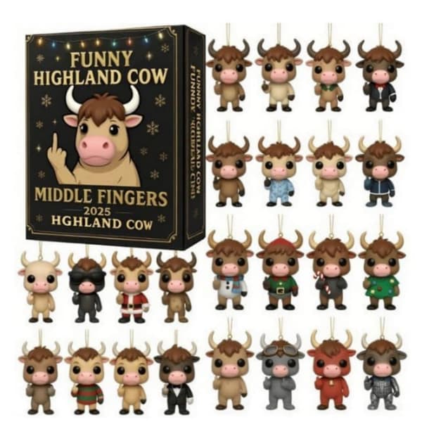 keskisormi ylämaanlehmän adventtikalenterit 2025, 24 päivän ...