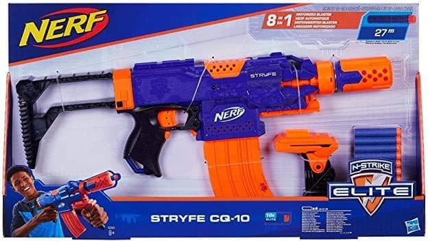 NER ELITE STRYFE CQ 10*- Nerf motordriven blaster | CDON NER ELITE STRYFE CQ 10*- Nerf motordriven blaster | CDON