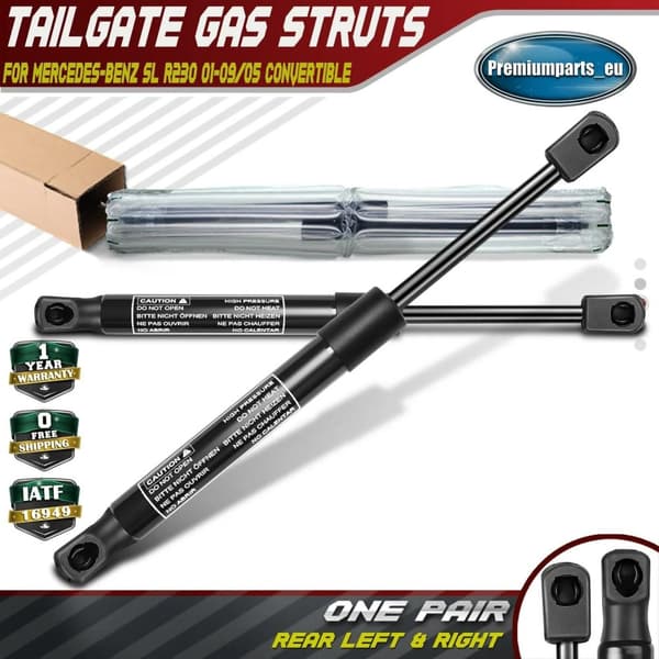 2x Tailgate Boot Trunk Gas Struts for Mercedes-Benz SL R230 2001-2005 ...