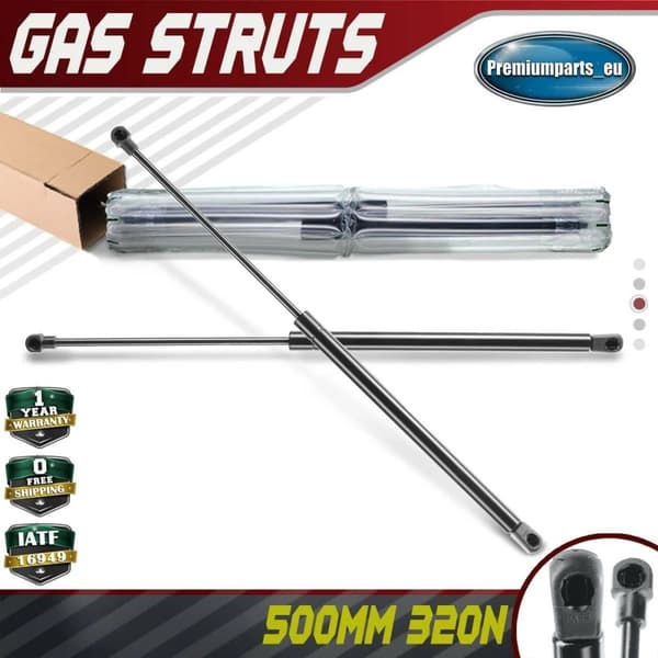 2x Universal Gas Struts for Trailer Box Caravans Camper Canopy 500 MM ...