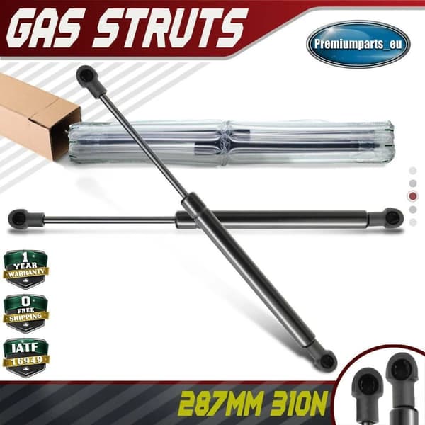 2x Universal Gas Struts for Trailer Box Caravans Camper Canopy 287 MM ...