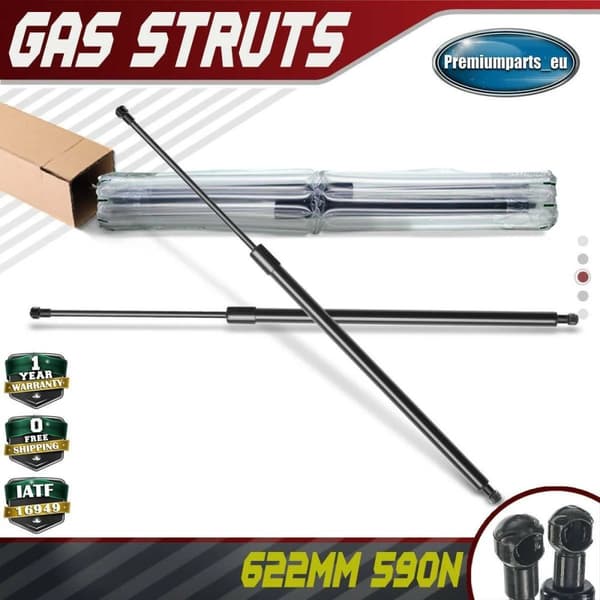 2x Universal Gas Struts for Trailer Box Caravans Camper Canopy 622 MM ...