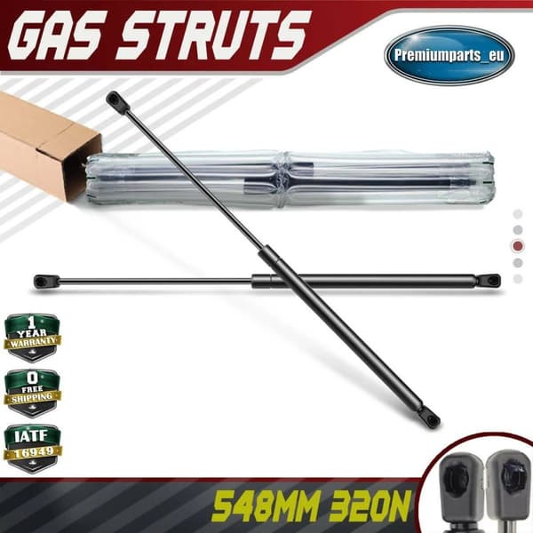 2x Universal Gas Struts for Trailer Box Caravans Camper Canopy 548 MM ...