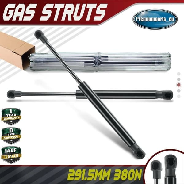 2x Universal Gas Struts for Trailer Box Caravans Camper Canopy 291.5 MM ...