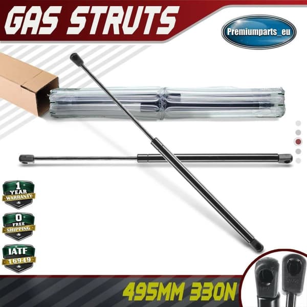 2x Universal Gas Struts for Trailer Box Caravans Camper Canopy 495 MM ...