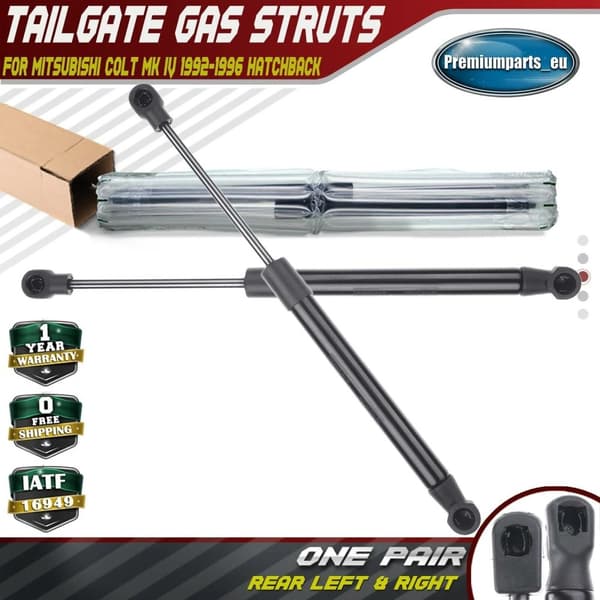2x Rear Tailgate Gas Struts for Mitsubishi Colt IV 1992-1996 Hatchback ...