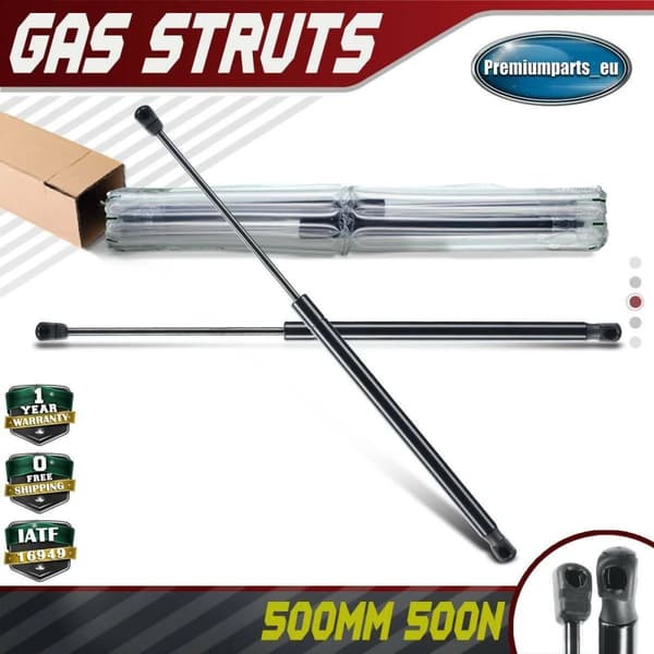 2x Universal Gas Struts for Trailer Box Caravans Camper Canopy 500 MM ...