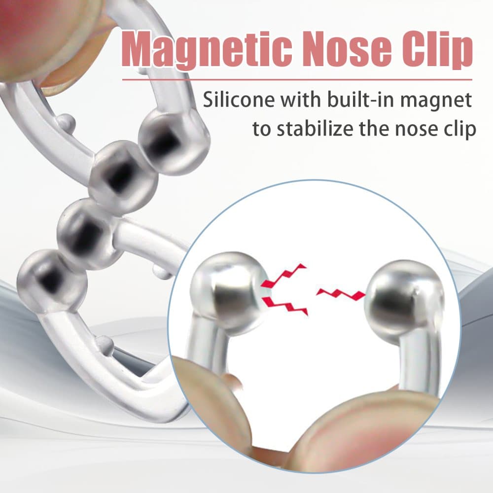 Magnetisk neseklype mot snorking i silikon | CDON