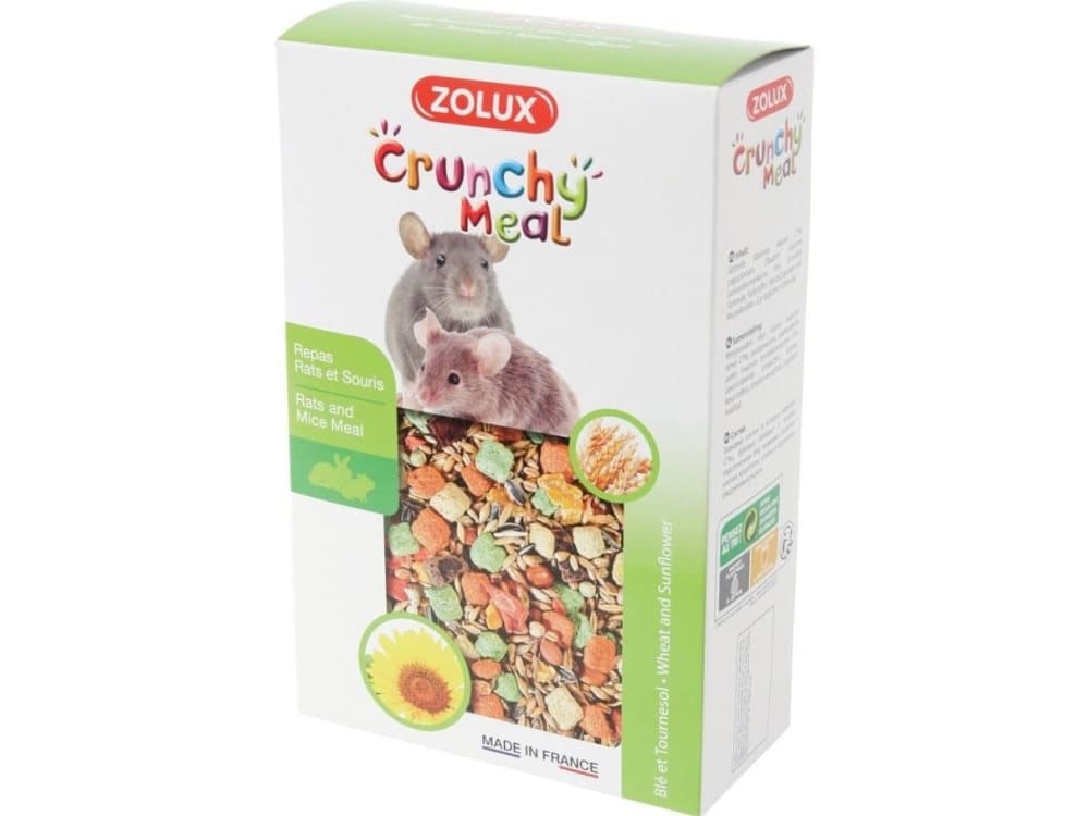 Zolux CRUNCHY MEAL pokarm dla myszy/szczurów 800 g | CDON